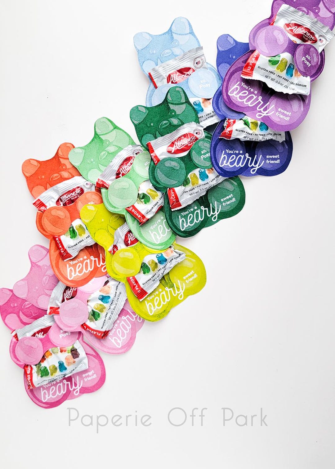 Gummy Bear Cards - You're a Beary Sweet Friend - Gummy Bear Holders ...