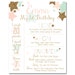 1st Birthday Stats Chart - First Year Milestone Sign - 16x20 - Twinkle ...