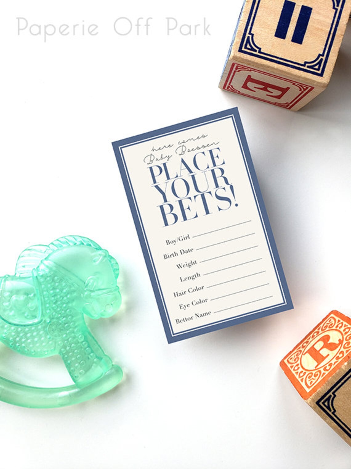 Baby Shower Place Your Bets Cards 2.5x4 Derby Betting - Etsy Australia