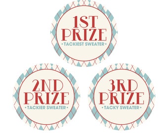 INSTANT DOWNLOAD Printable Prize Stickers/tags 3 | Etsy