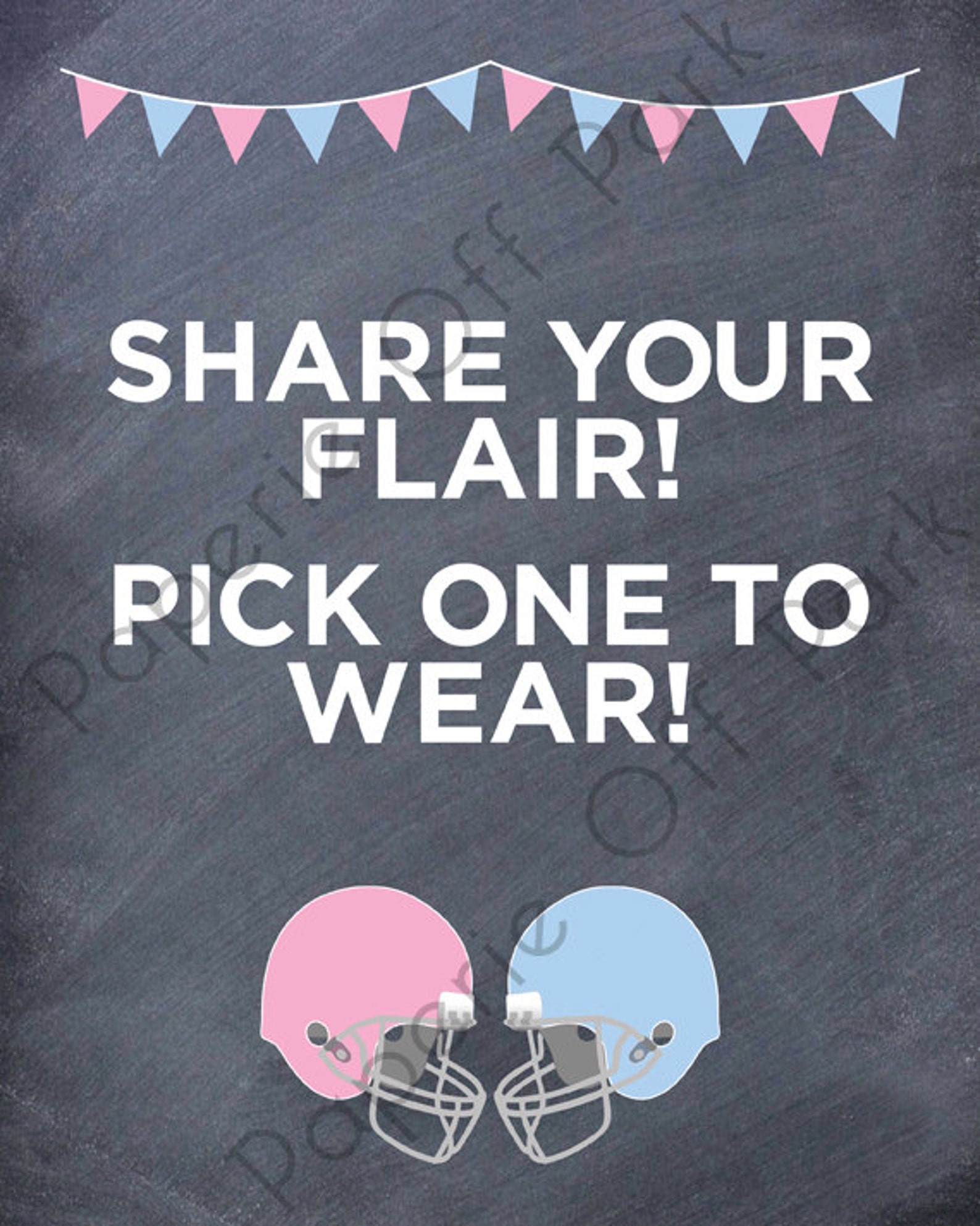 INSTANT DOWNLOAD Printable Share Your Flair Sign 8x10 - Etsy