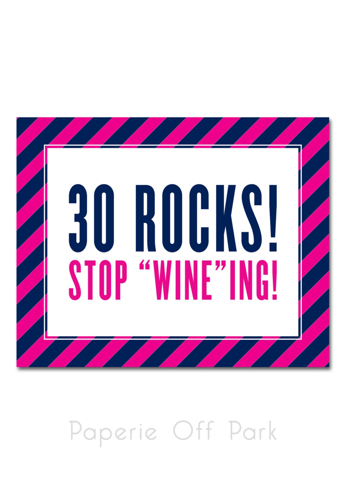 INSTANT DOWNLOAD Printable 30th Birthday Sign 8x10 30 - Etsy