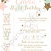 1st Birthday Stats Chart - First Year Milestone Sign - 16x20 - Twinkle ...
