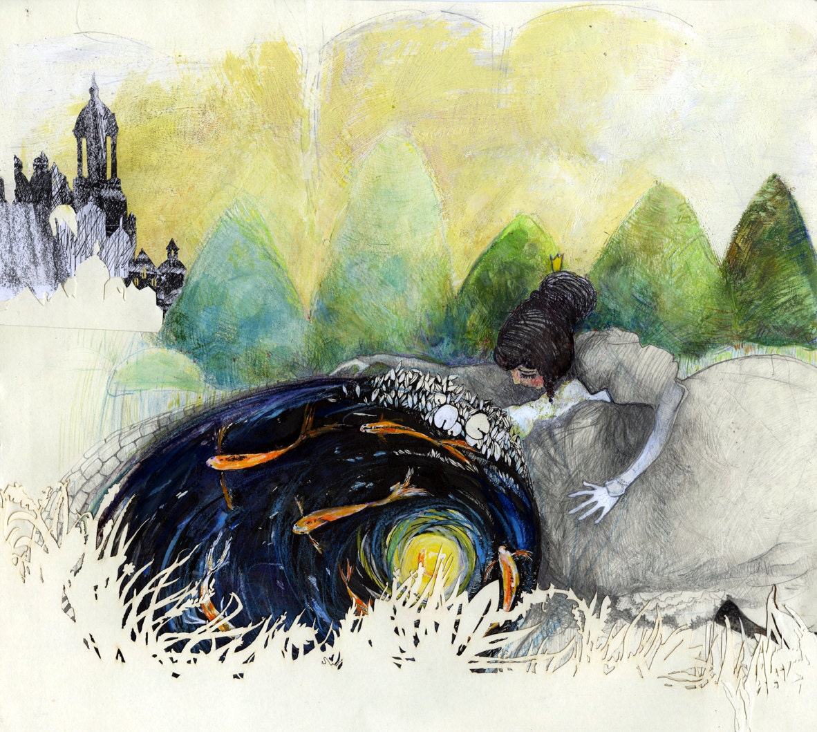 Modern Fairy Tale Illustration