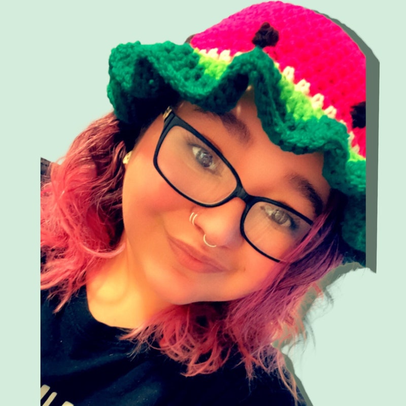 Watermelon Hat - Etsy