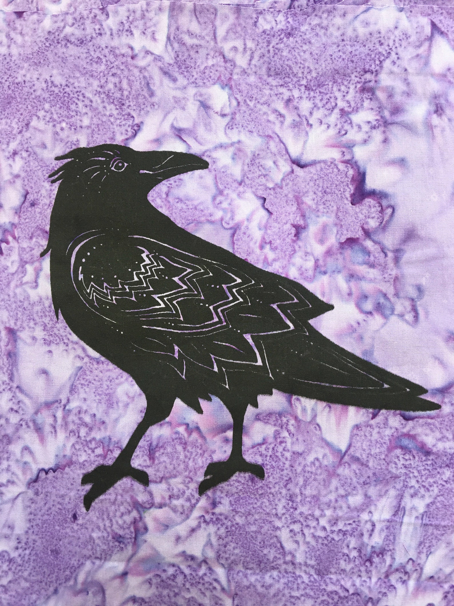 Standing Raven Quilt Block - Etsy