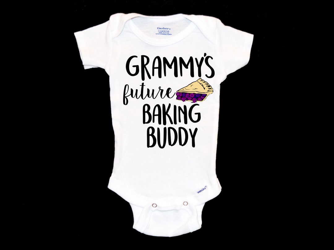 Grammy's Baking Buddy Onesie®. Future Chef Baby Onsie®. New Grandma ...
