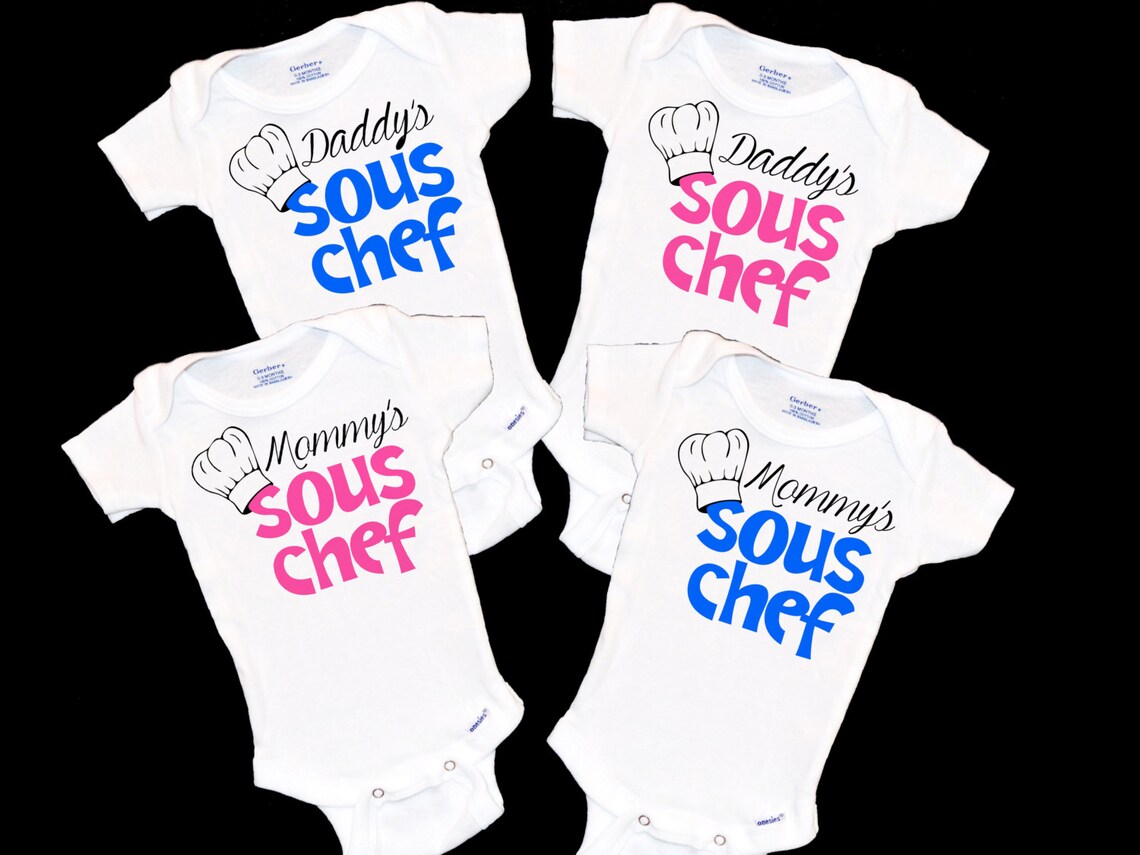 Daddy's Sous Chef Baby Onesie®® - Gift for Chef, Baby Onesie®® for Cook ...