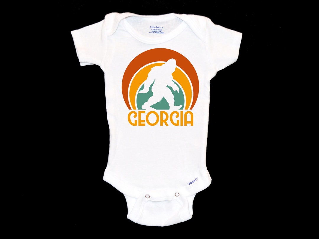 Georgia Sasquatch Baby Onesie®®. Bigfoot Onesie®®. Big Foot. Yeti ...