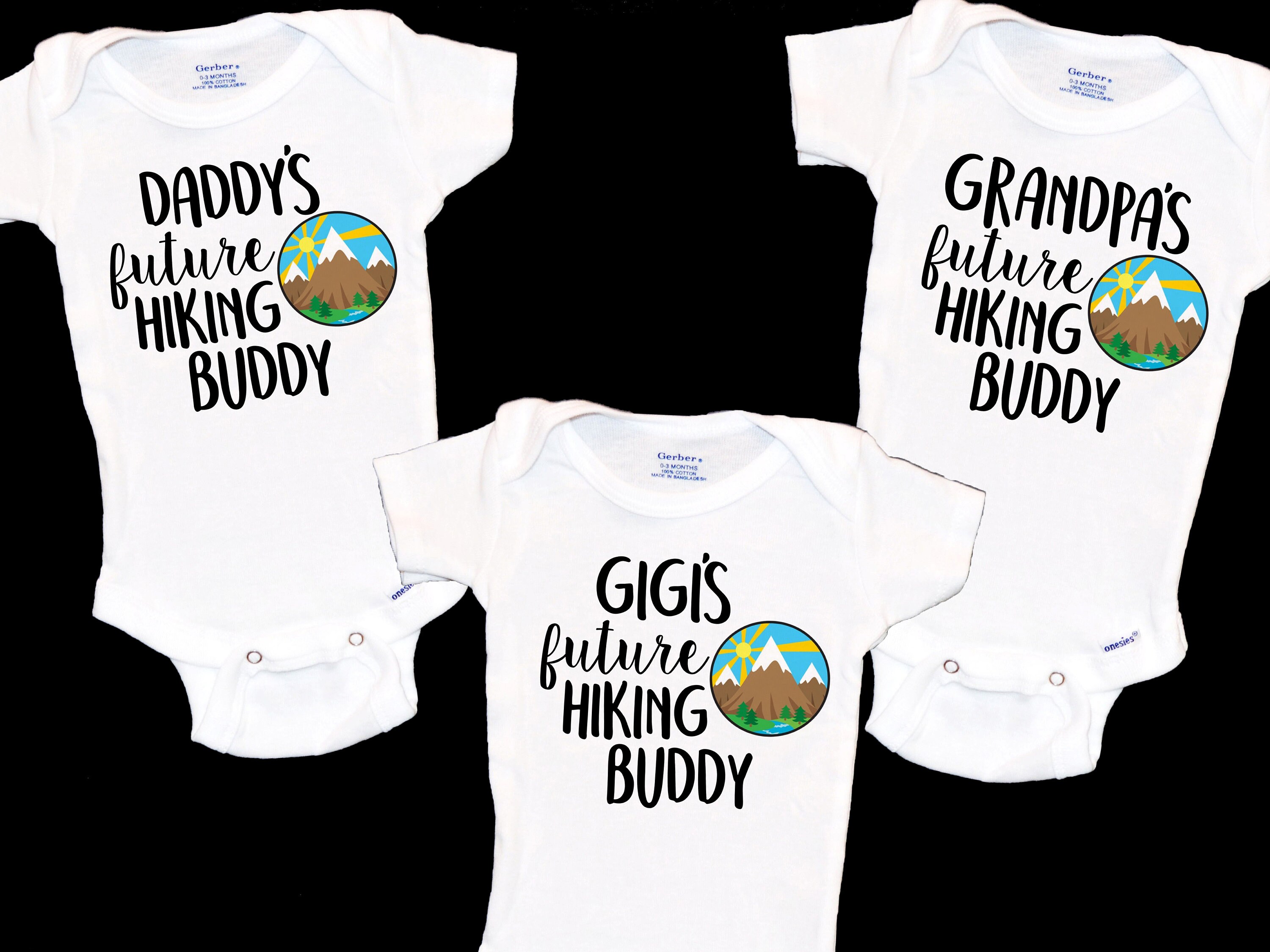 Pop's Hiking Buddy Onesie. Future Hiker Baby Onsie. New - Etsy