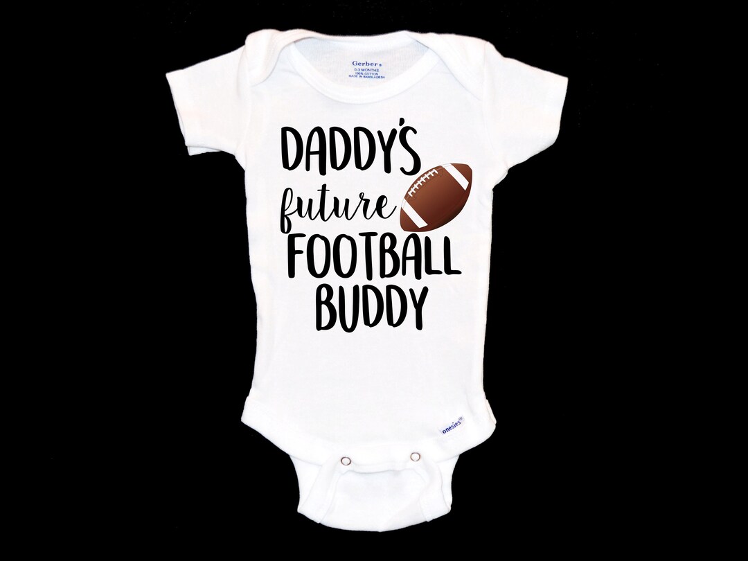 Daddy's Future Football Buddy Onesie®®. Football Baby Onesie®®. New ...