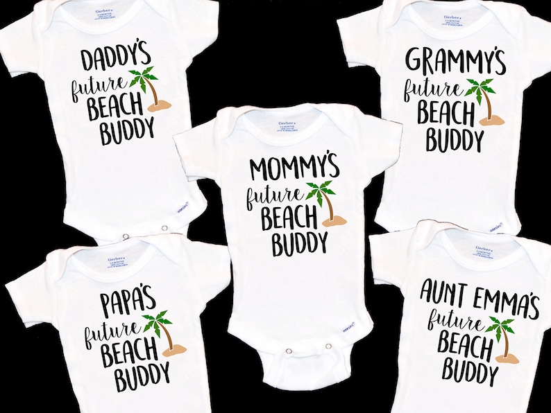 Grandma's Beach Buddy Onesie®®. Future Beach Bum Baby Onesie®®. New ...