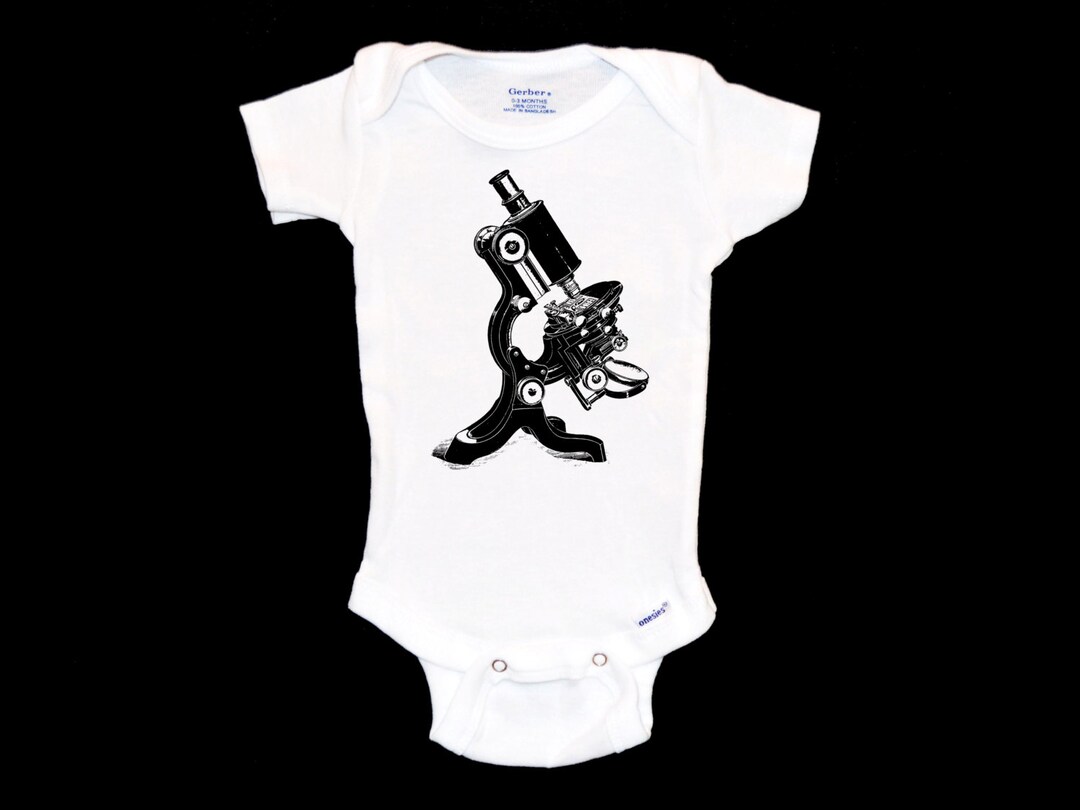 Science Baby Onesie® - Microscope Baby One Piece, Infant Scientist T ...