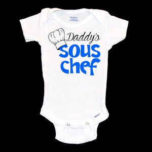 Daddy's Sous Chef Baby Onesie® Gift for Chef, Baby Onsie® for Cook, New ...