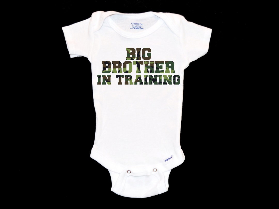 Big Brother in Training, Camo, Army, Military, Pregnancy Announcement ...