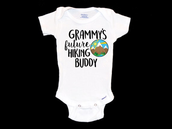 Grammy's Hiking Buddy Onesie. Future Hiker Baby Onsie. New | Etsy