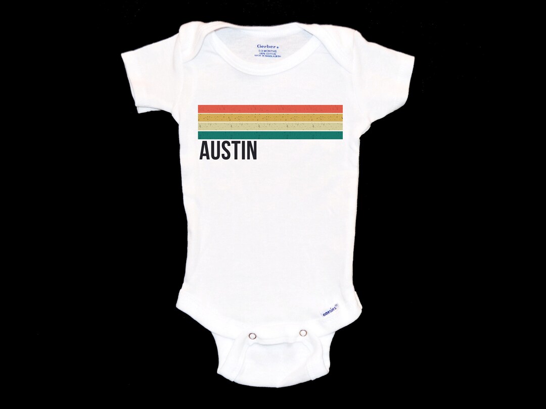 Austin Baby Onesie®. Texas Onsie®. Modern Stripes. ATX Native Shirt ...