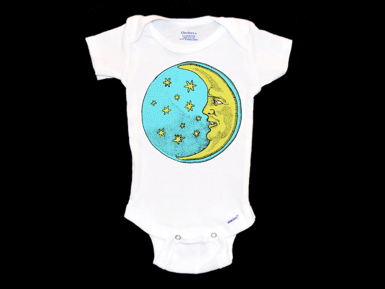 Celestial Moon Onesie®® - Unique Infant , Astrology Toddler T-shirt ...