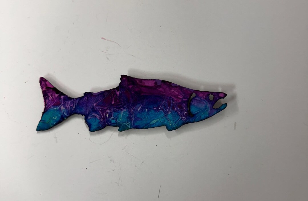 Salmon Magnet - Etsy