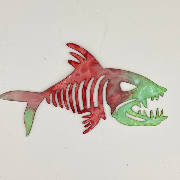 Metal Fish Skeleton - Etsy