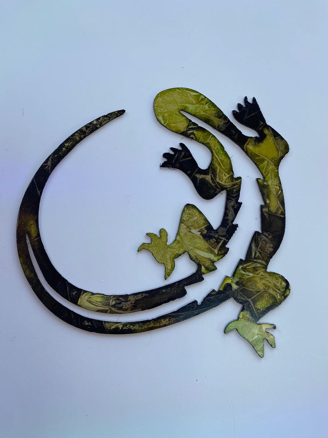 Lizard Metal Wall Art - Etsy