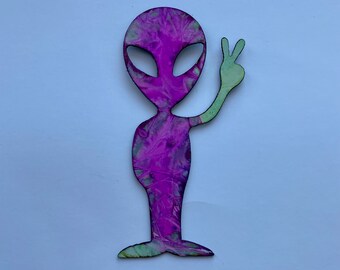 Alien Metal Wall Art | Etsy