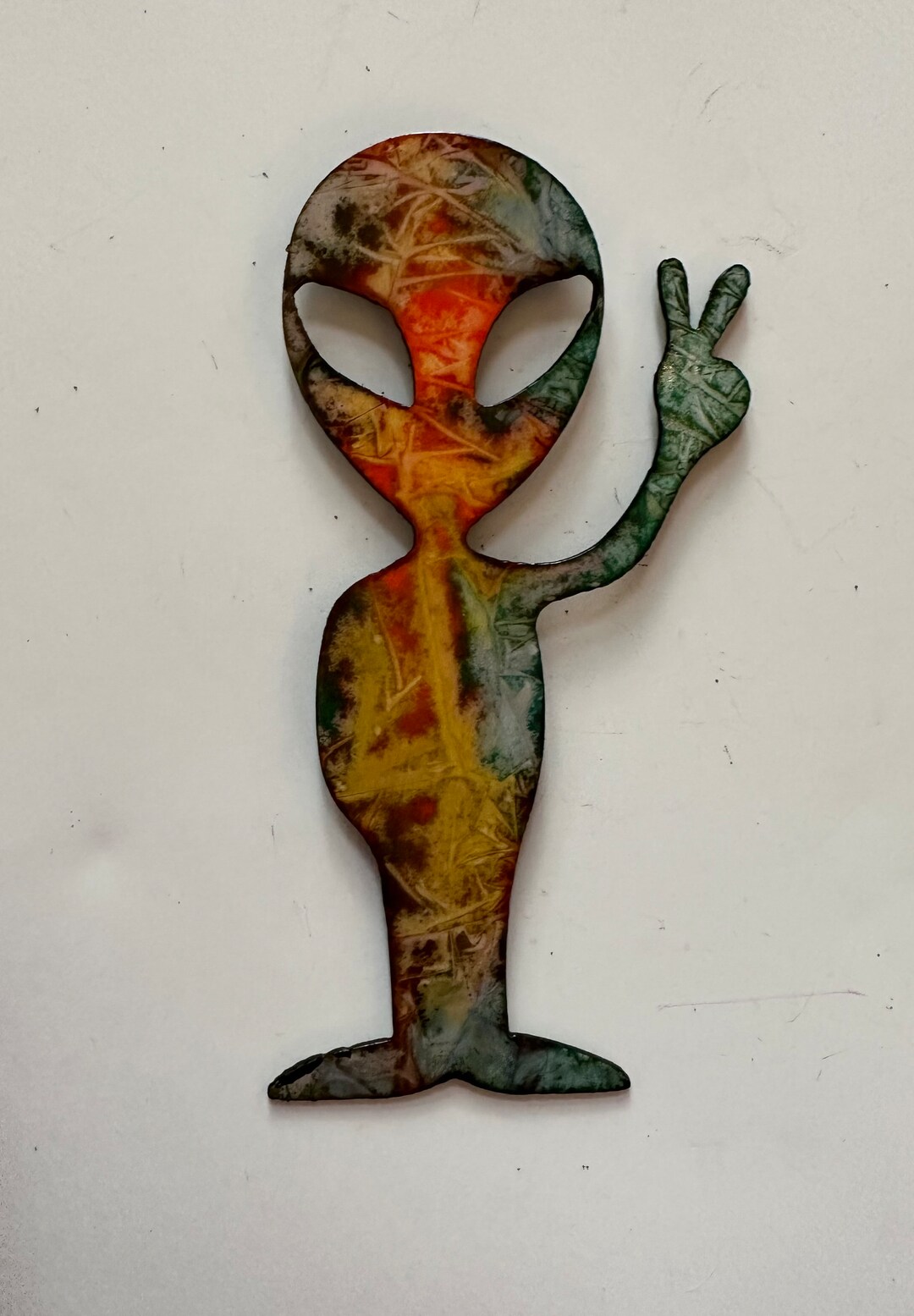 Alien Metal Wall Art - Etsy