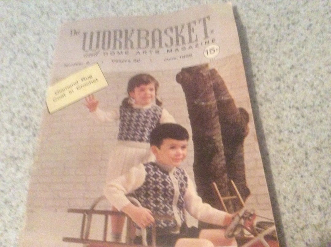 Workbasket Magazine June 1965 - Etsy