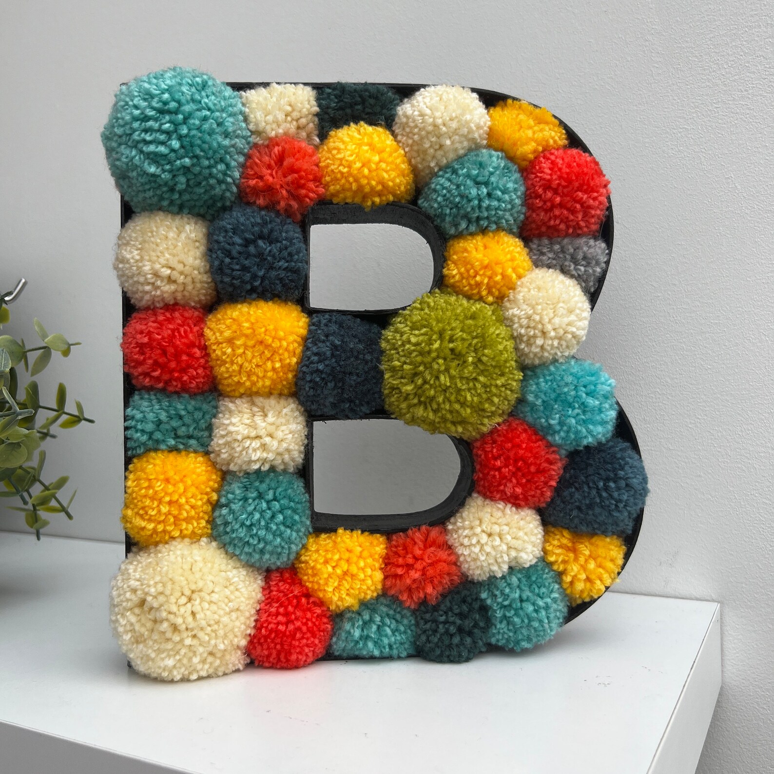 Pom Pom Letters for Office Home Nursery Fun Accessory & - Etsy