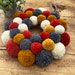 Autumn / Fall Pom Pom Wreath in Gorgeous Fall Colours - Etsy