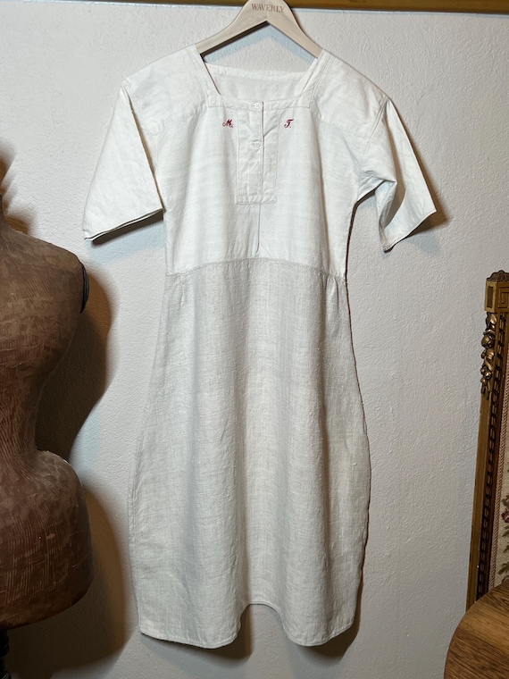 Vintage handmade linen antique - Gem