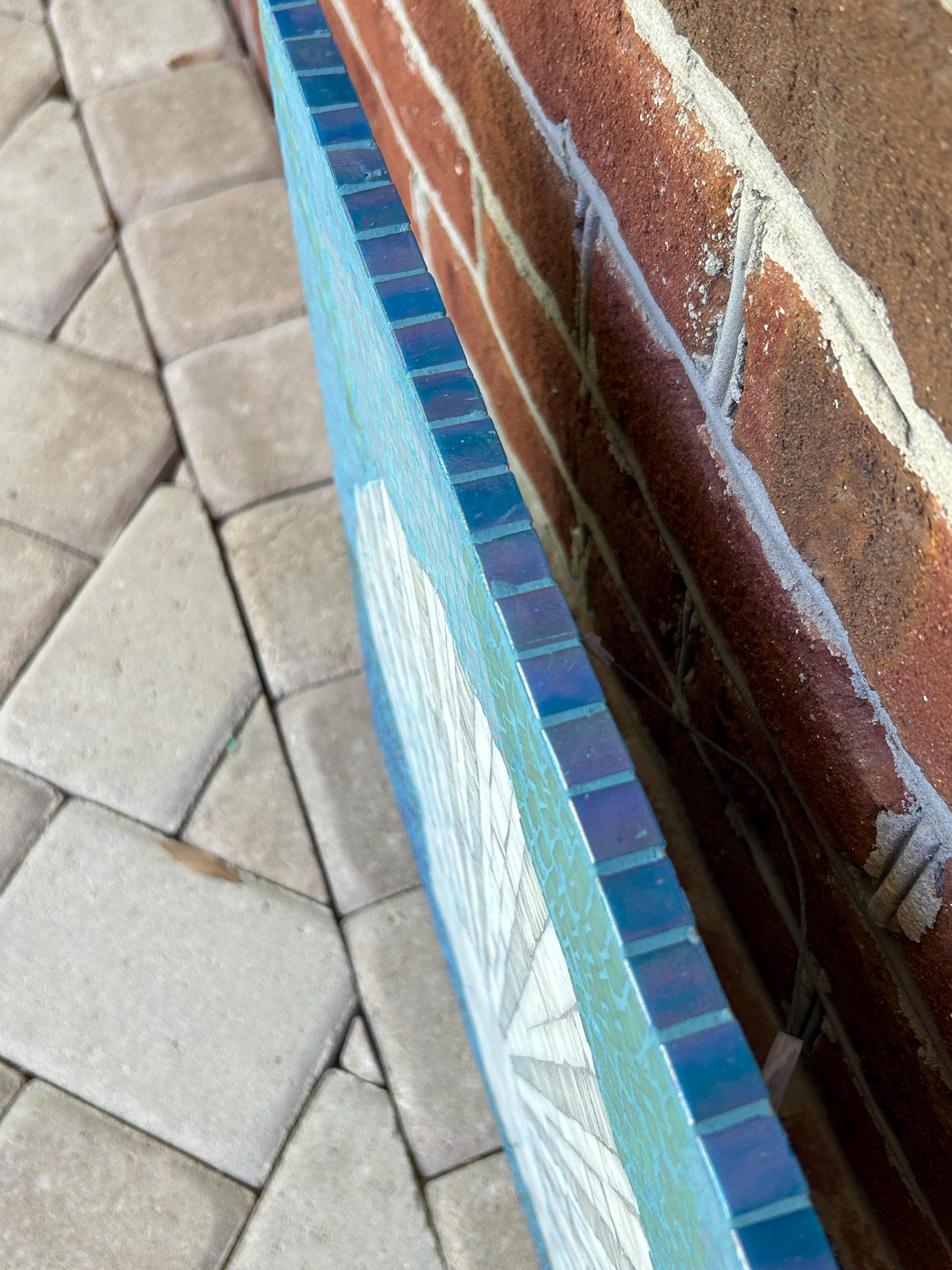 Mosaic Shell (on Outdoor Safe Backer Board) - 18" - Etsy