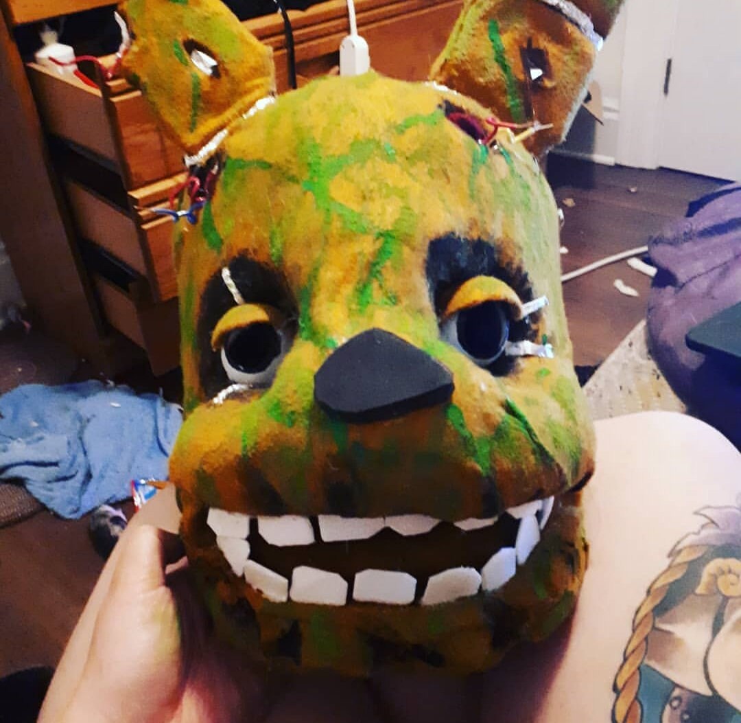 Springtrap Cosplay Head FNAF | Etsy Australia