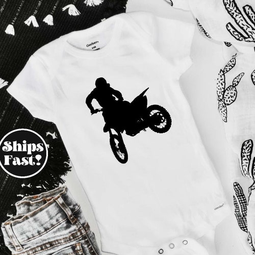 Motocross Onesie I Wheelie Love Daddy Dirt Bike Onesie Dirt | Etsy