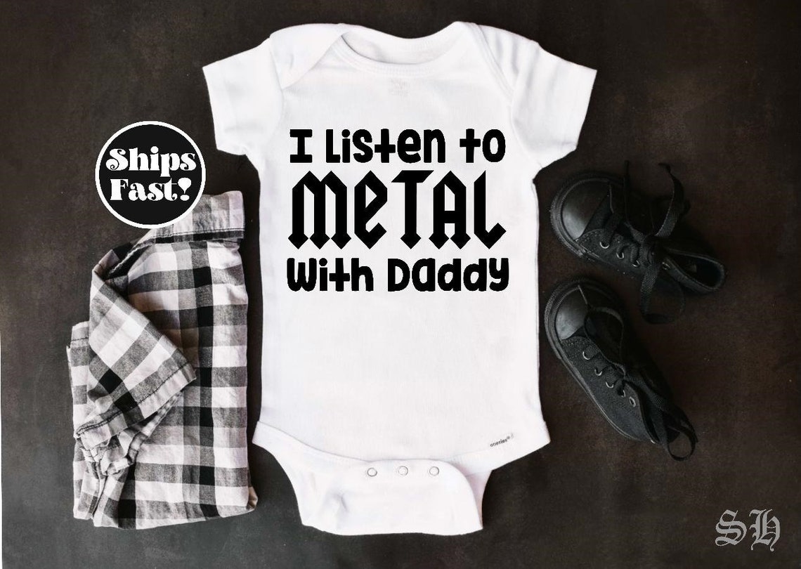 Metal Baby Onesie Baby Onesie® Baby Shower Gift Funny | Etsy