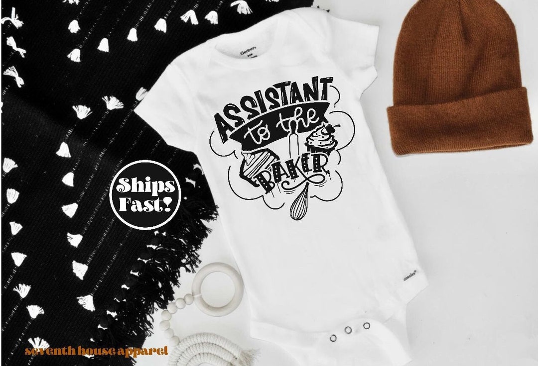Baker Onesie Baby Onesie®, Cooking Onesie®, Baby Shower Gift, Cool ...