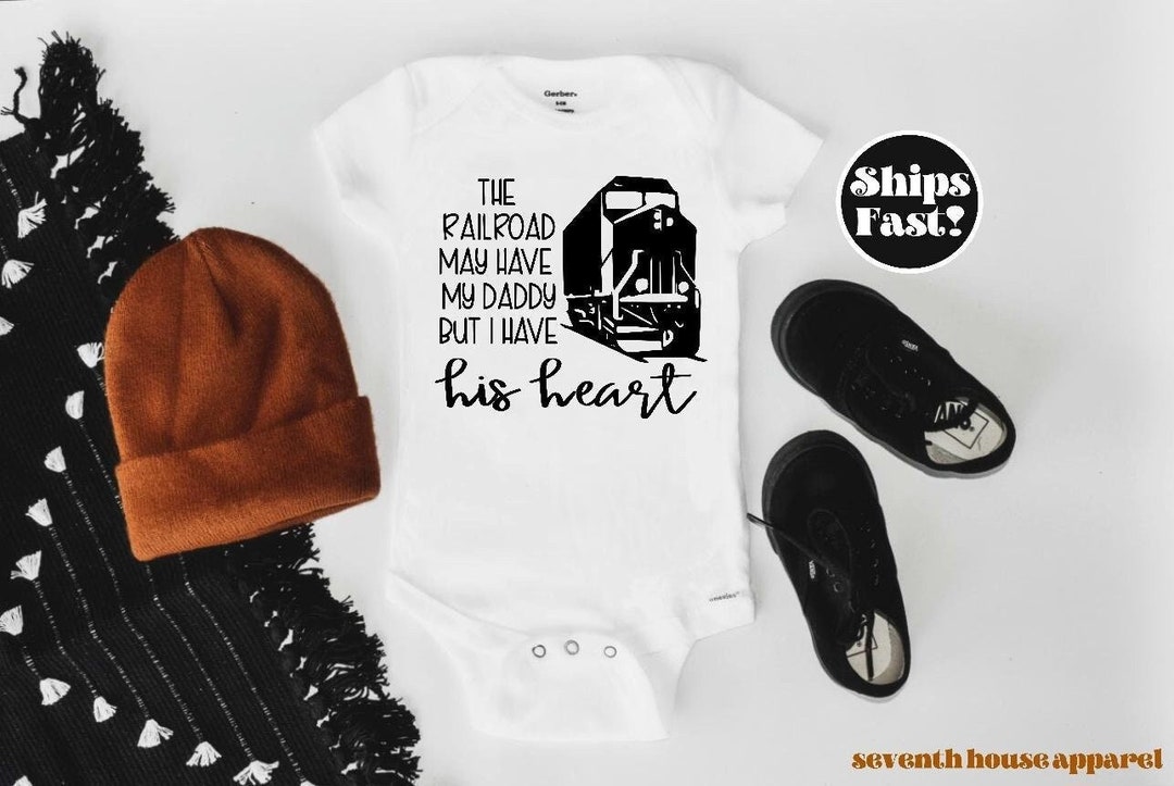 Railroad Baby Onesie®: Train Lover Gift - Etsy