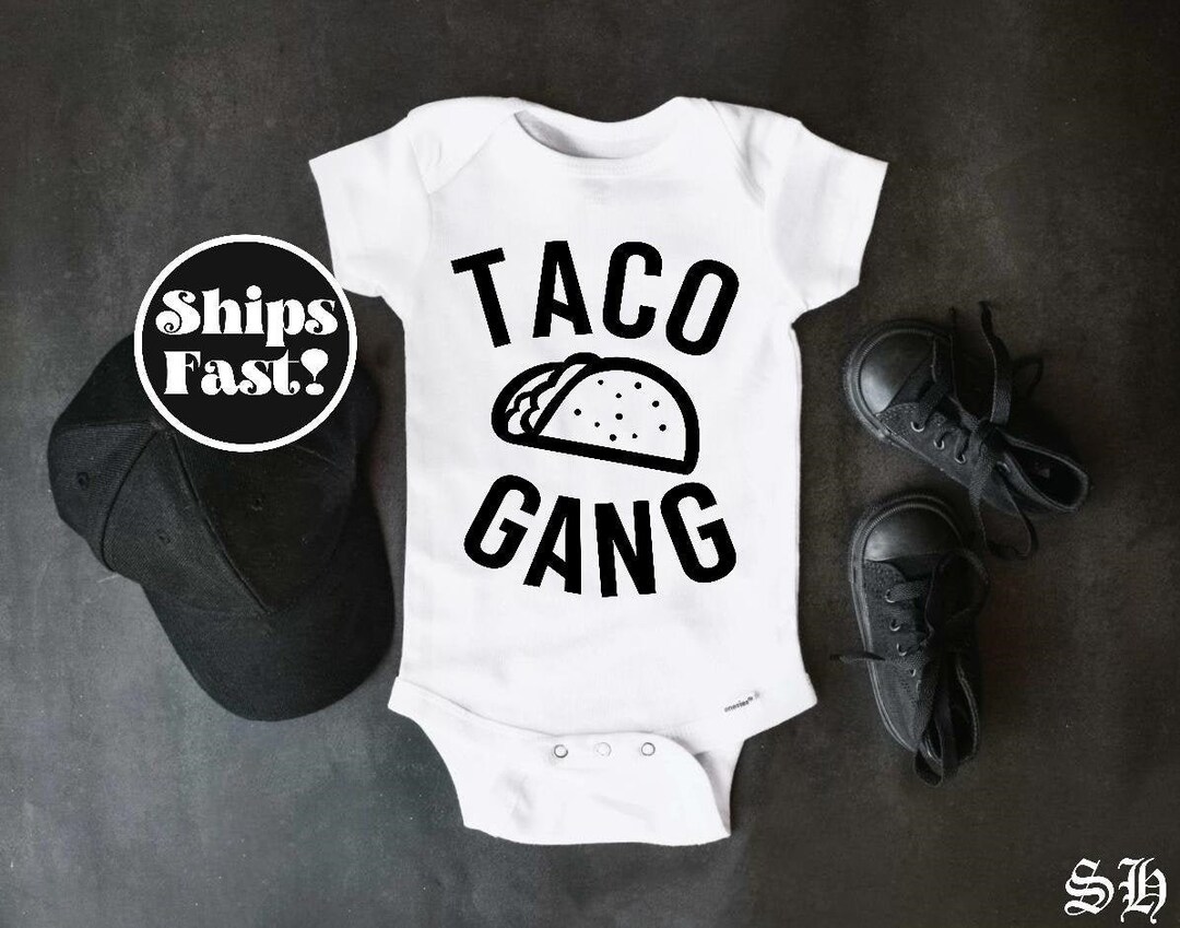 Taco Gang Baby Onesie® - Funny Newborn Bodysuit - Etsy