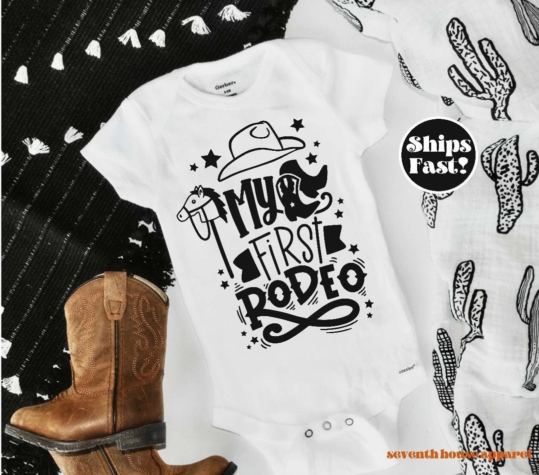 My First Rodeo, Farming Onesie®, Baby Onesie®, Baby Shower Gift, Baby ...