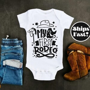 My first rodeo Farming Onesie® Baby Onesie® Baby Shower | Etsy