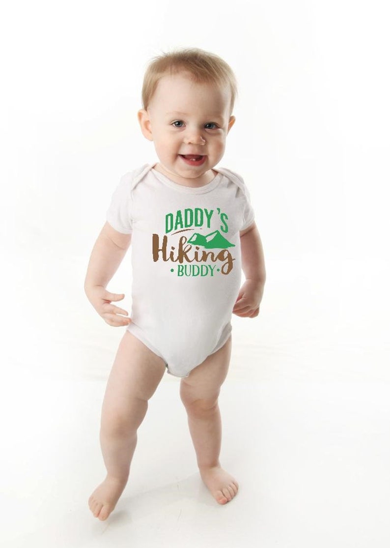 Daddy's Hiking Buddy Onesie® Baby Onesie® Outdoor - Etsy