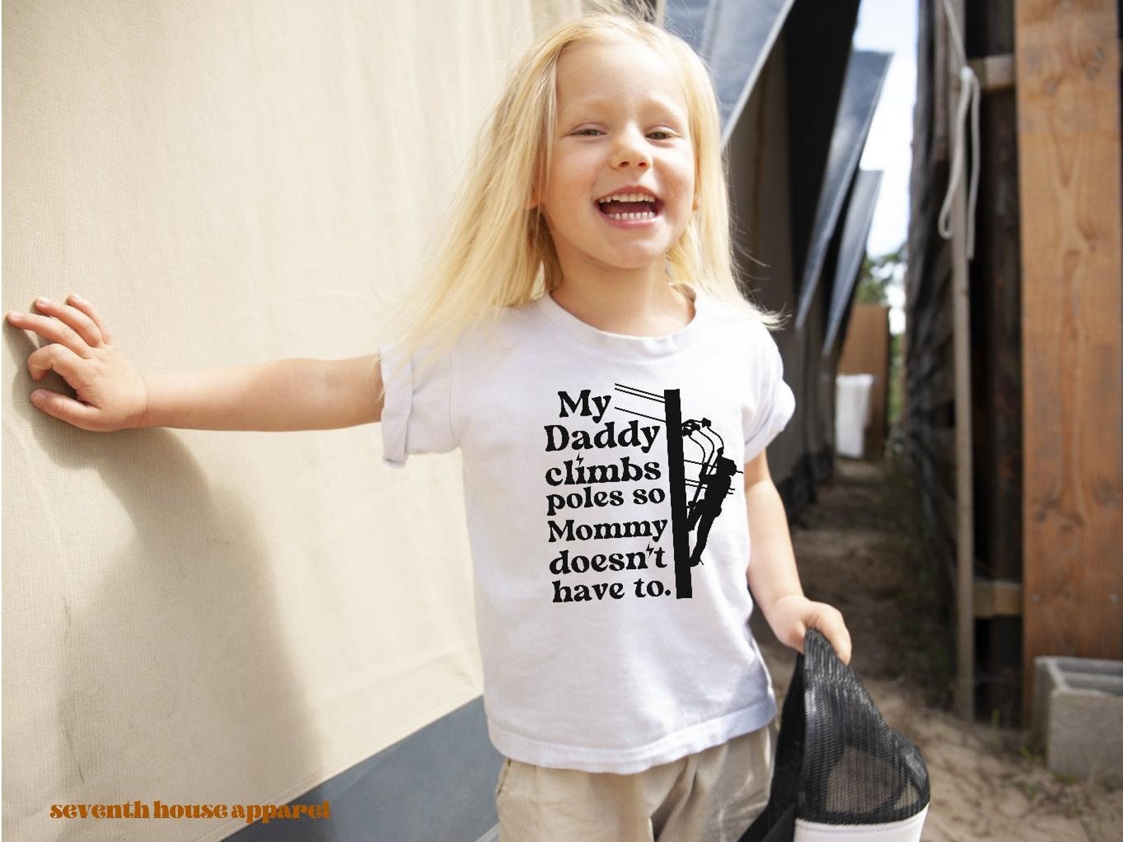 Lineman Baby Onesie – Funny Powerlines, Daddy Climbs Poles - Etsy