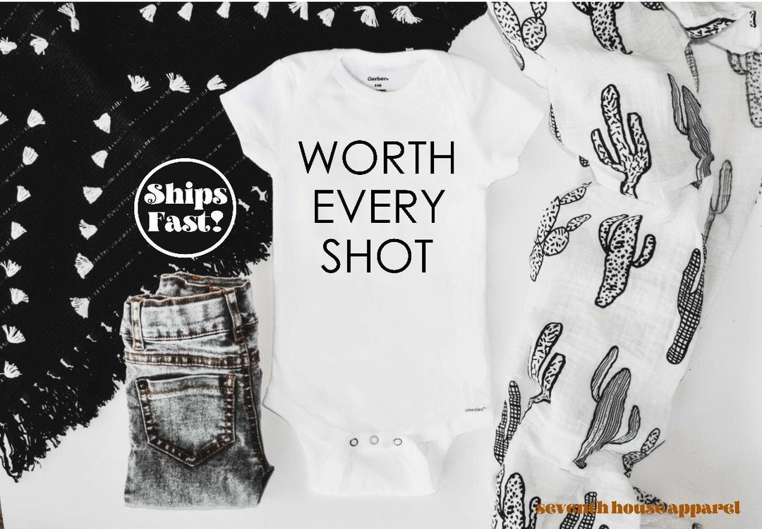 Worth Every Shot IVF Baby Onesie® - Pregnancy Announcement Gift - Etsy