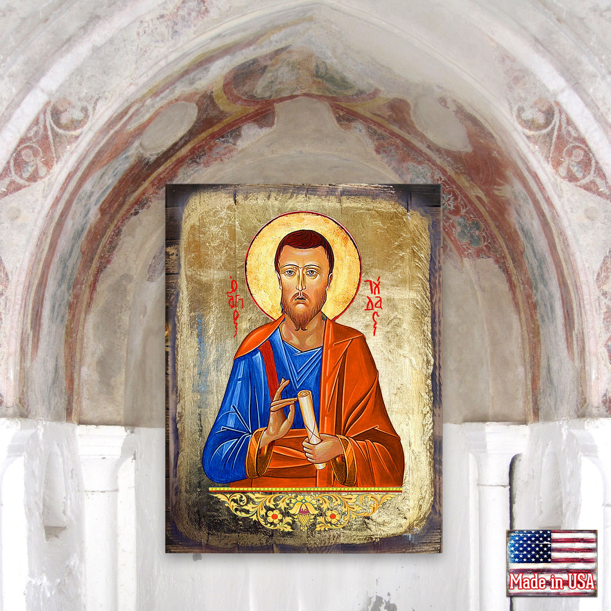 Saint Jude Christian Art Saint Jude Wall Art Religious - Etsy