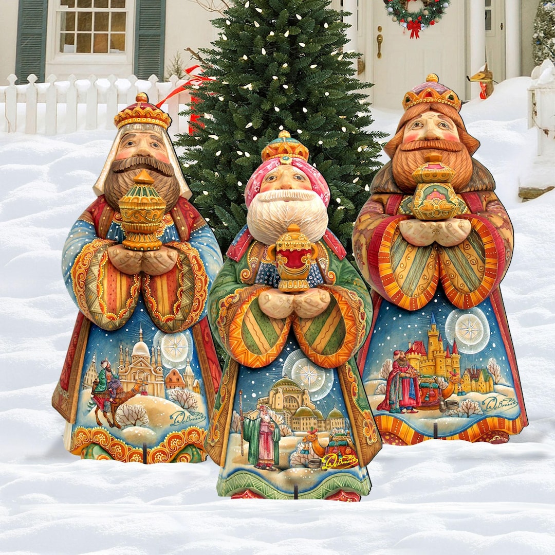 Outdoor Nativity Wiseman Three Kings Set – Gaspar, Melchior & Balthasar ...