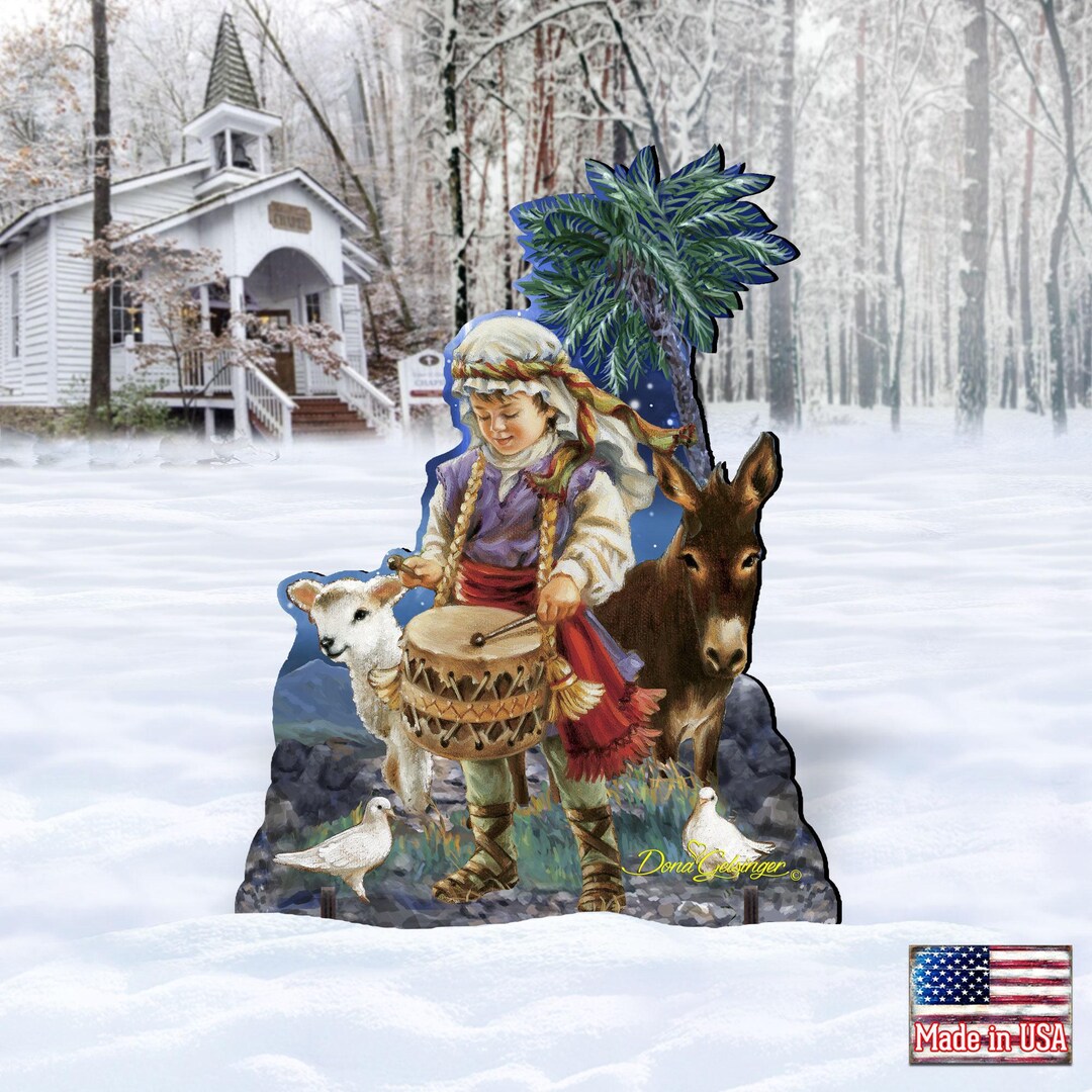 OUTDOOR Holiday Decor - Little Drummer Boy Home Decor Art by Dona ...