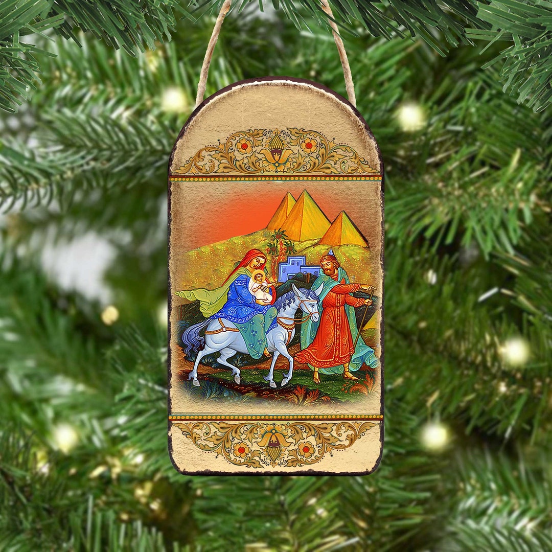 Orthodox Nativity Icon Museum Wooden Ornament Handcrafted Sacred Art ...