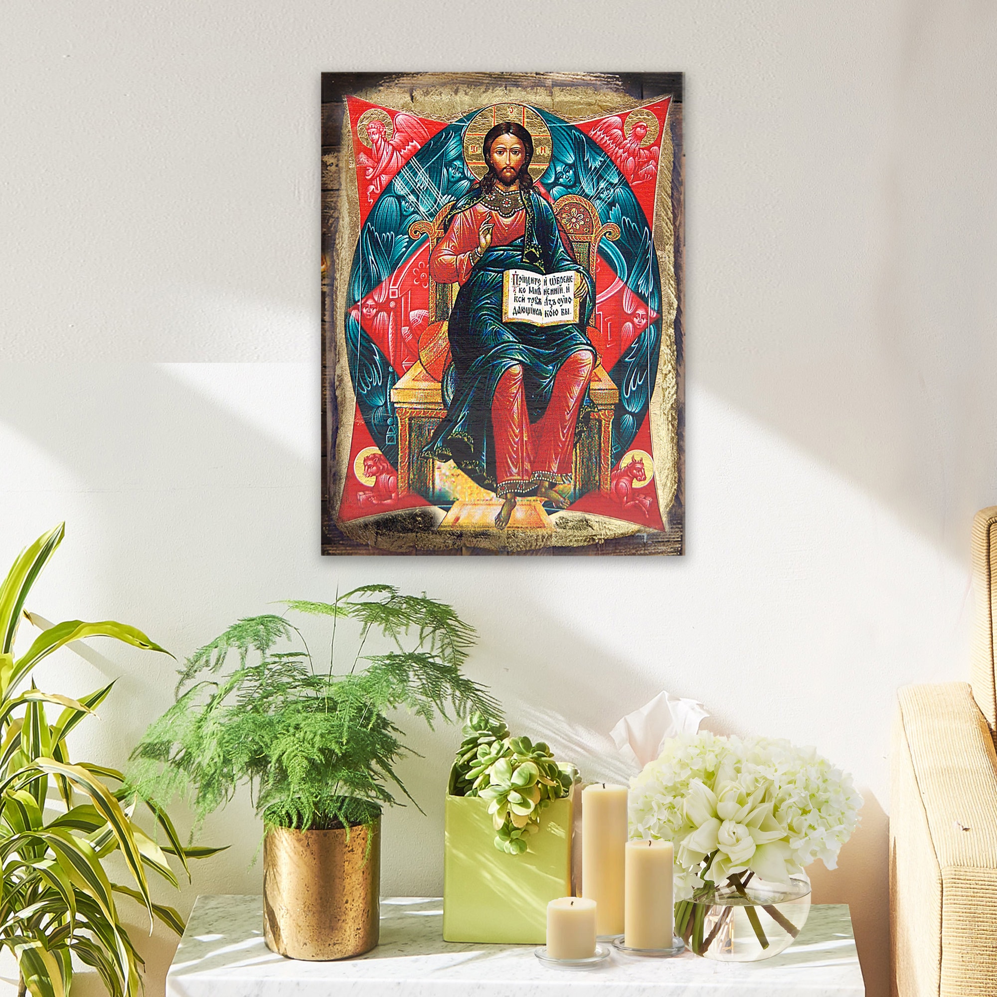 Jesus Religious Art Wall Decor Christian Wall Art - Etsy UK