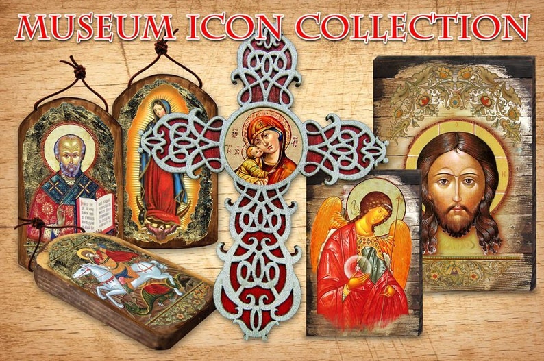Handcrafted Orthodox Nativity Icon – Gold-plated Distressed Arch ...