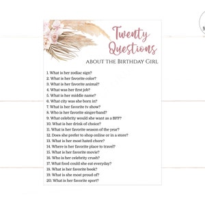 Adult Birthday Game Bundle for Her Boho Whats in Your Phone Twenty ...